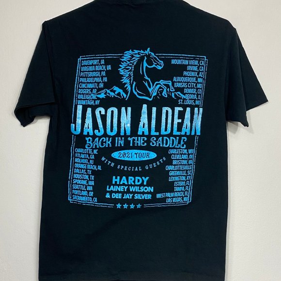 Jason Aldean | Shirts | Jason Aldean 22 Tour Back In The Saddle Concert ...